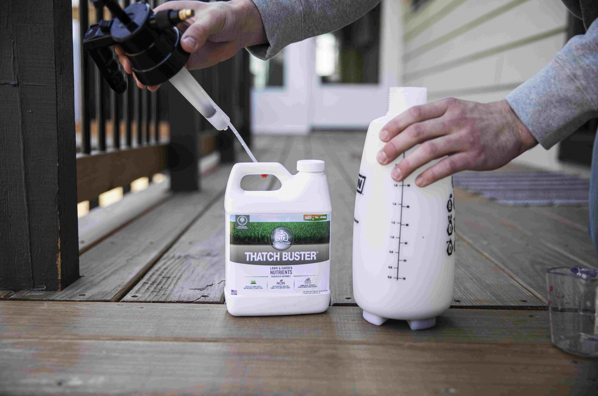 Thatch Buster - Liquid Lawn Dethatcher and Aerator
