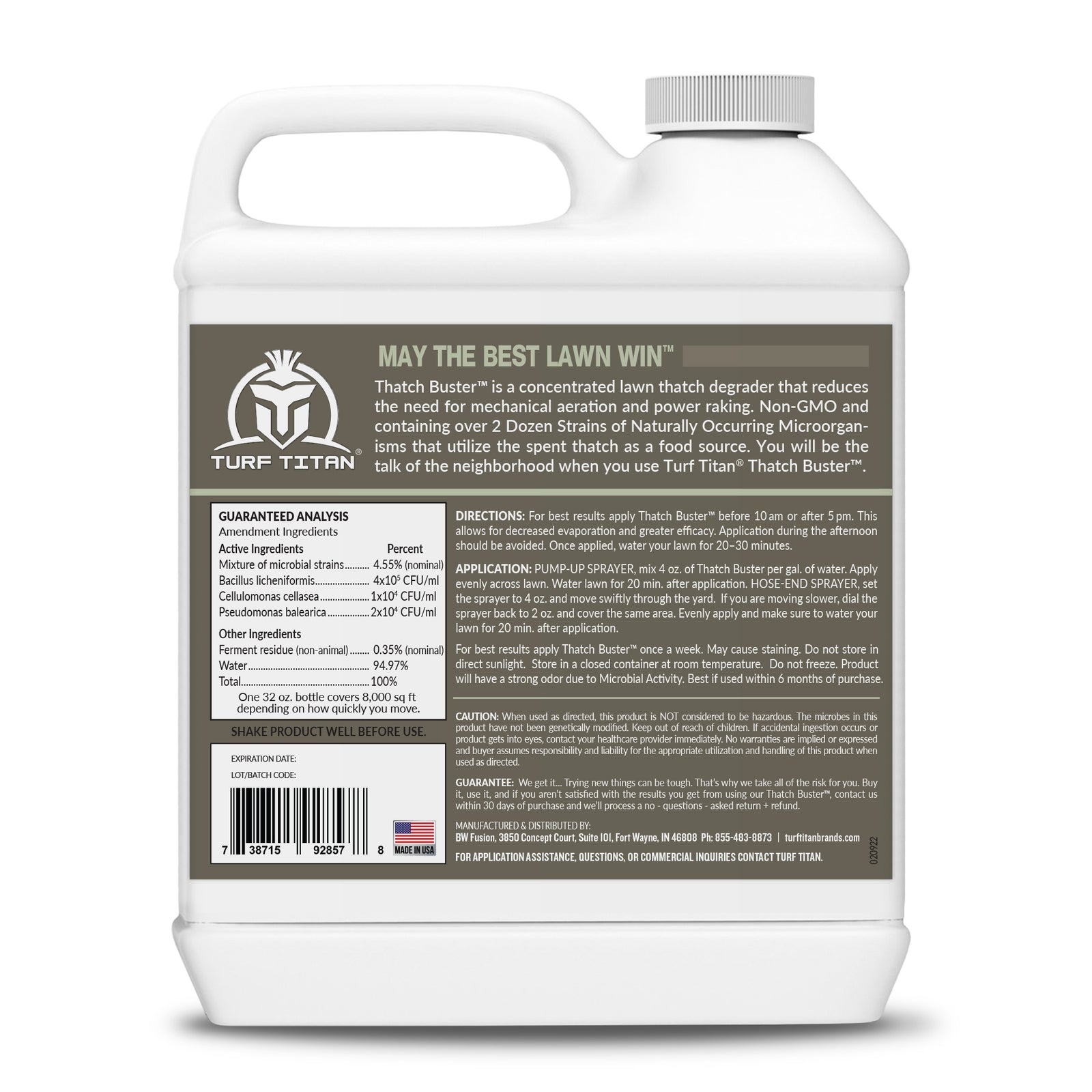 Thatch Buster - Liquid Lawn Dethatcher and Aerator