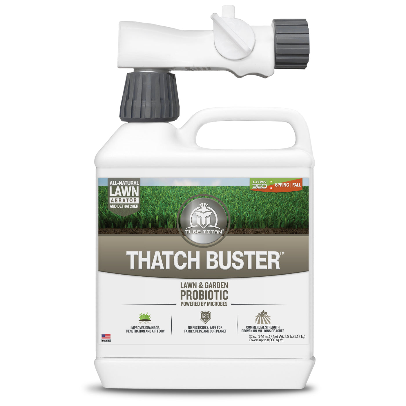 Thatch Buster - Liquid Lawn Dethatcher and Aerator